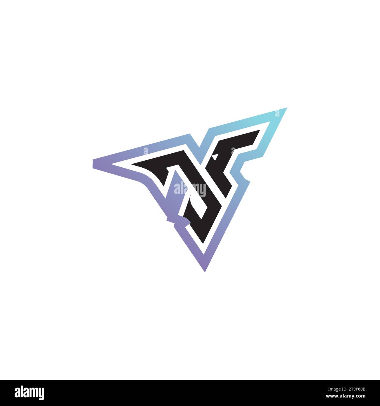 JI letter combination cool logo esport or gaming initial logo as a ...