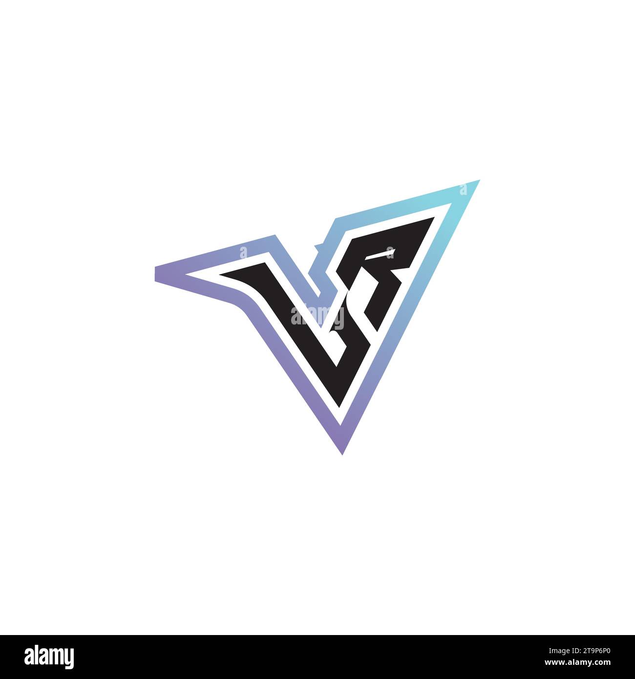 LR letter combination cool logo esport or gaming initial logo as a ...