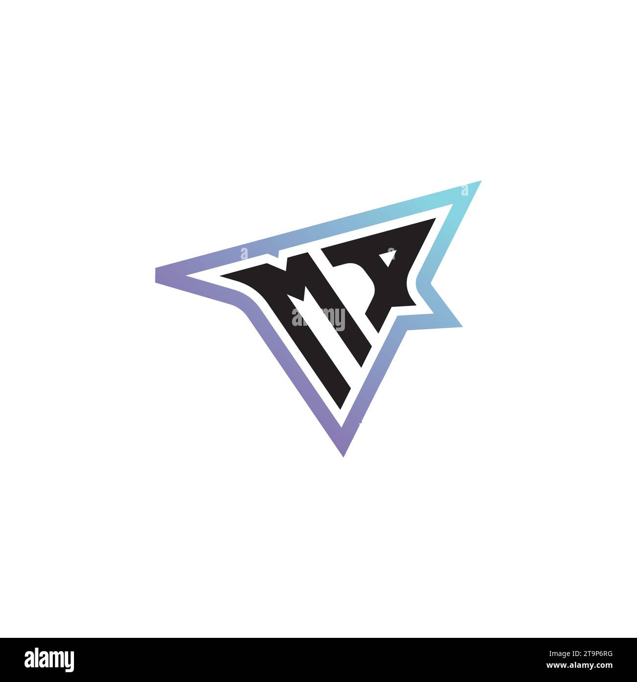 MA letter combination cool logo esport or gaming initial logo as a ...