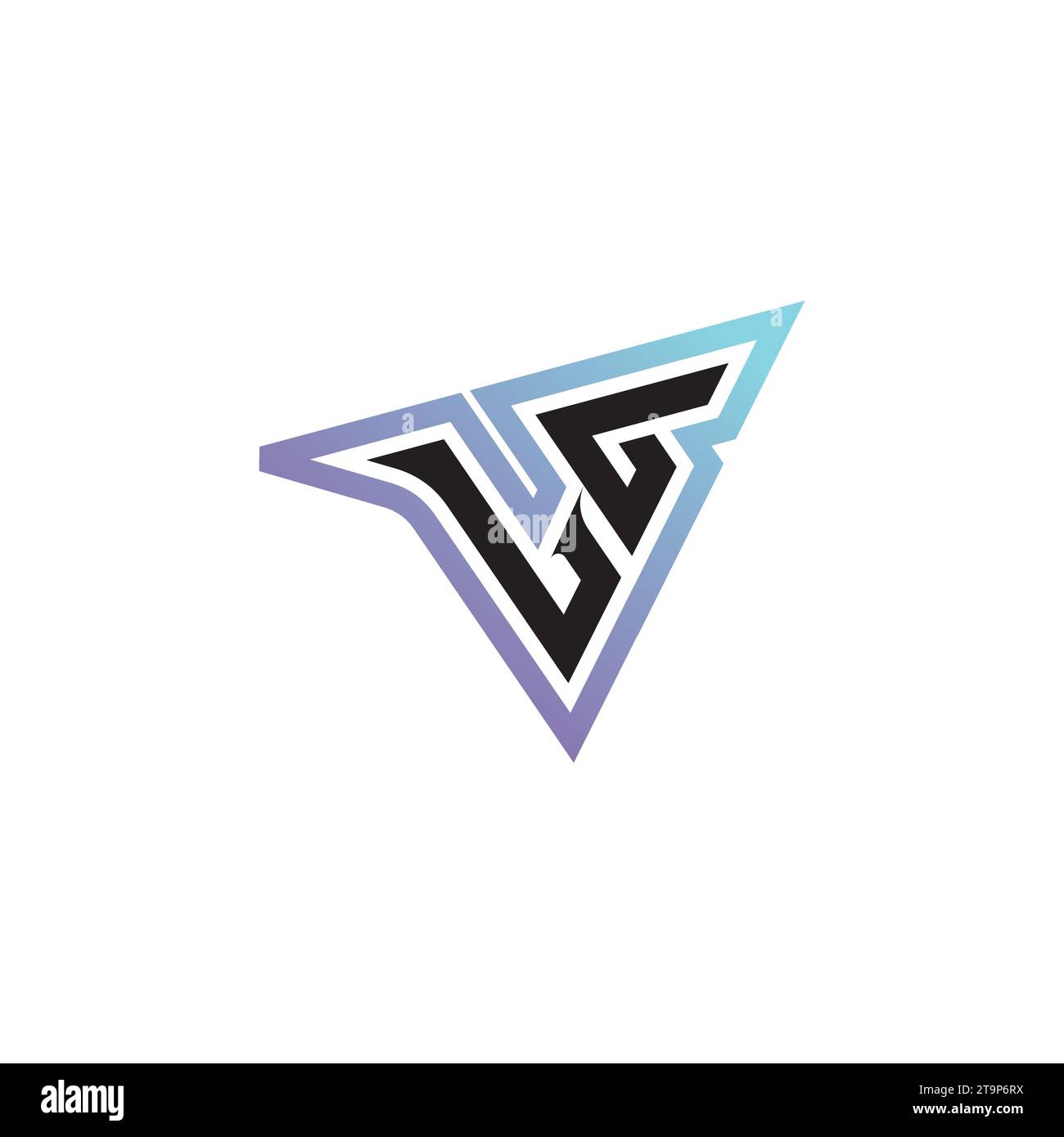 LG letter combination cool logo esport or gaming initial logo as a ...