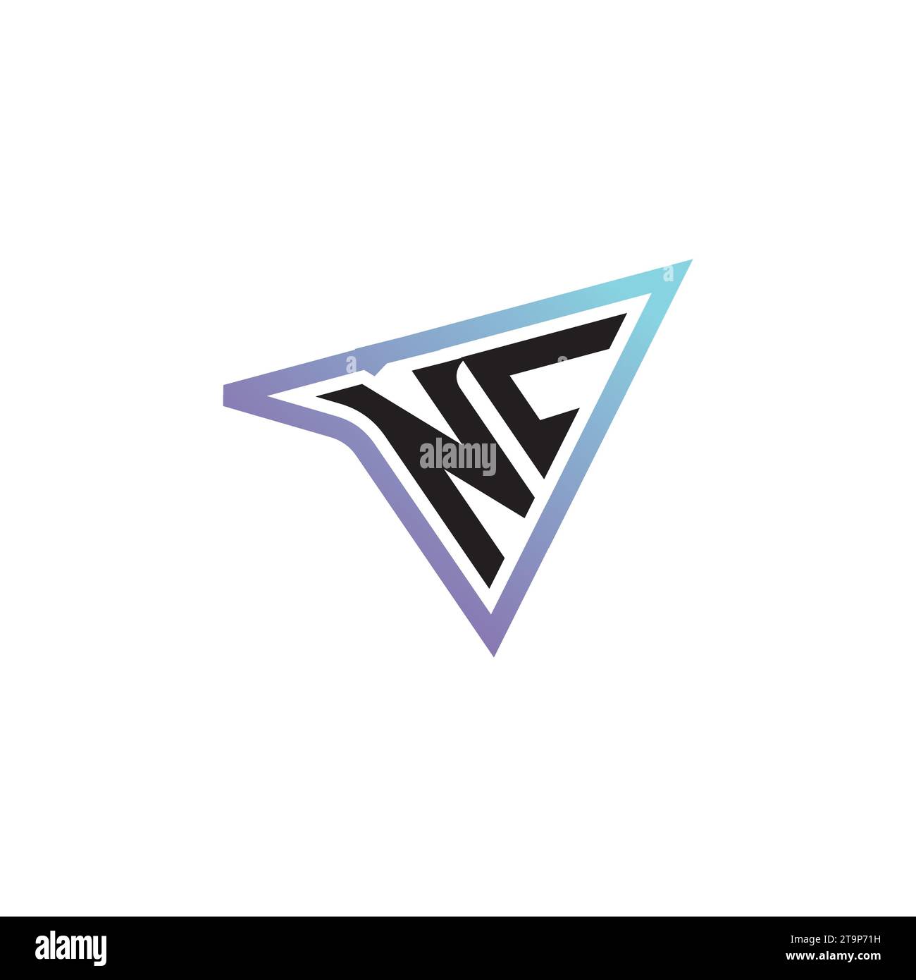 NL letter combination cool logo esport or gaming initial logo as a ...