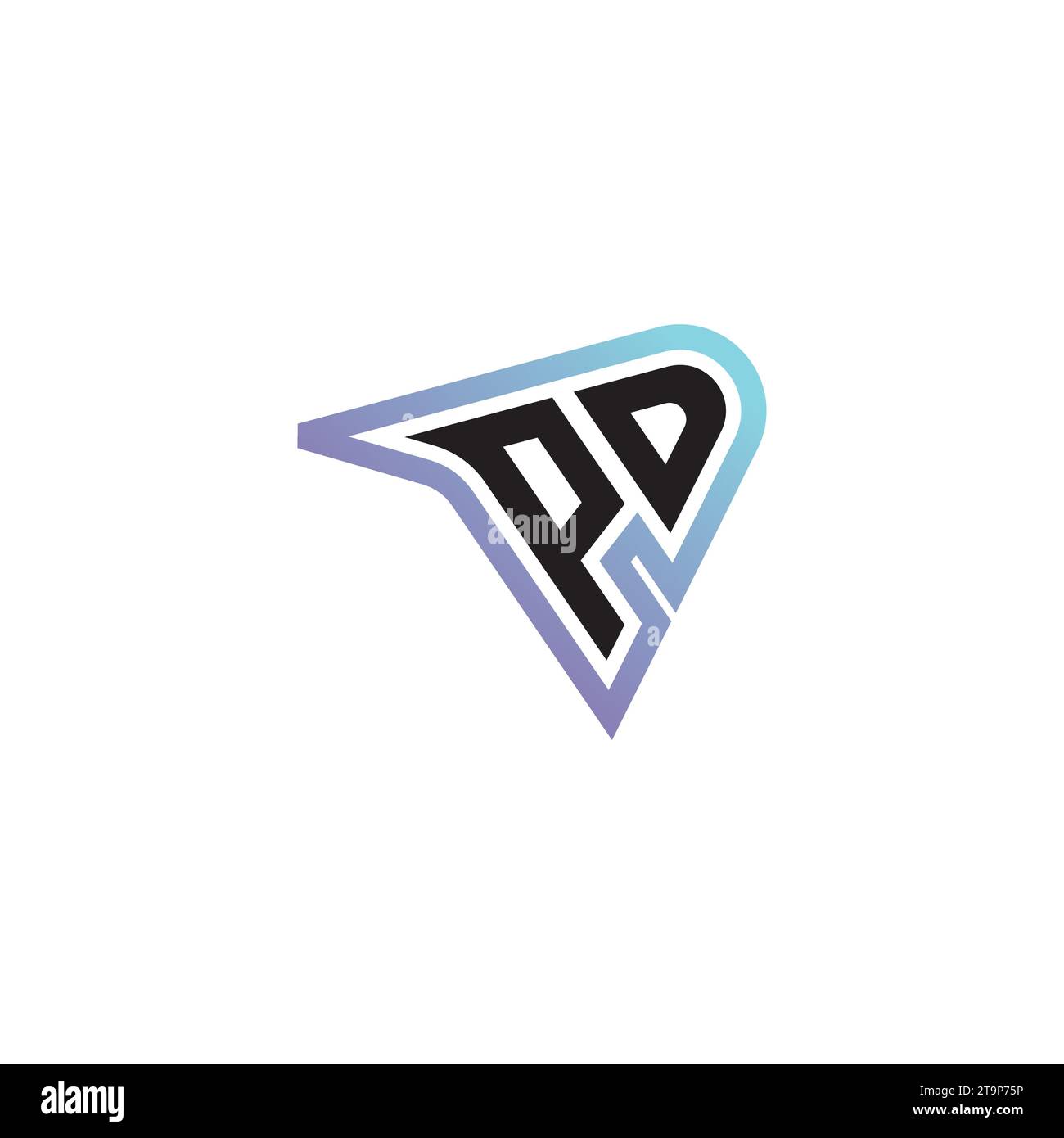PD letter combination cool logo esport or gaming initial logo as a ...