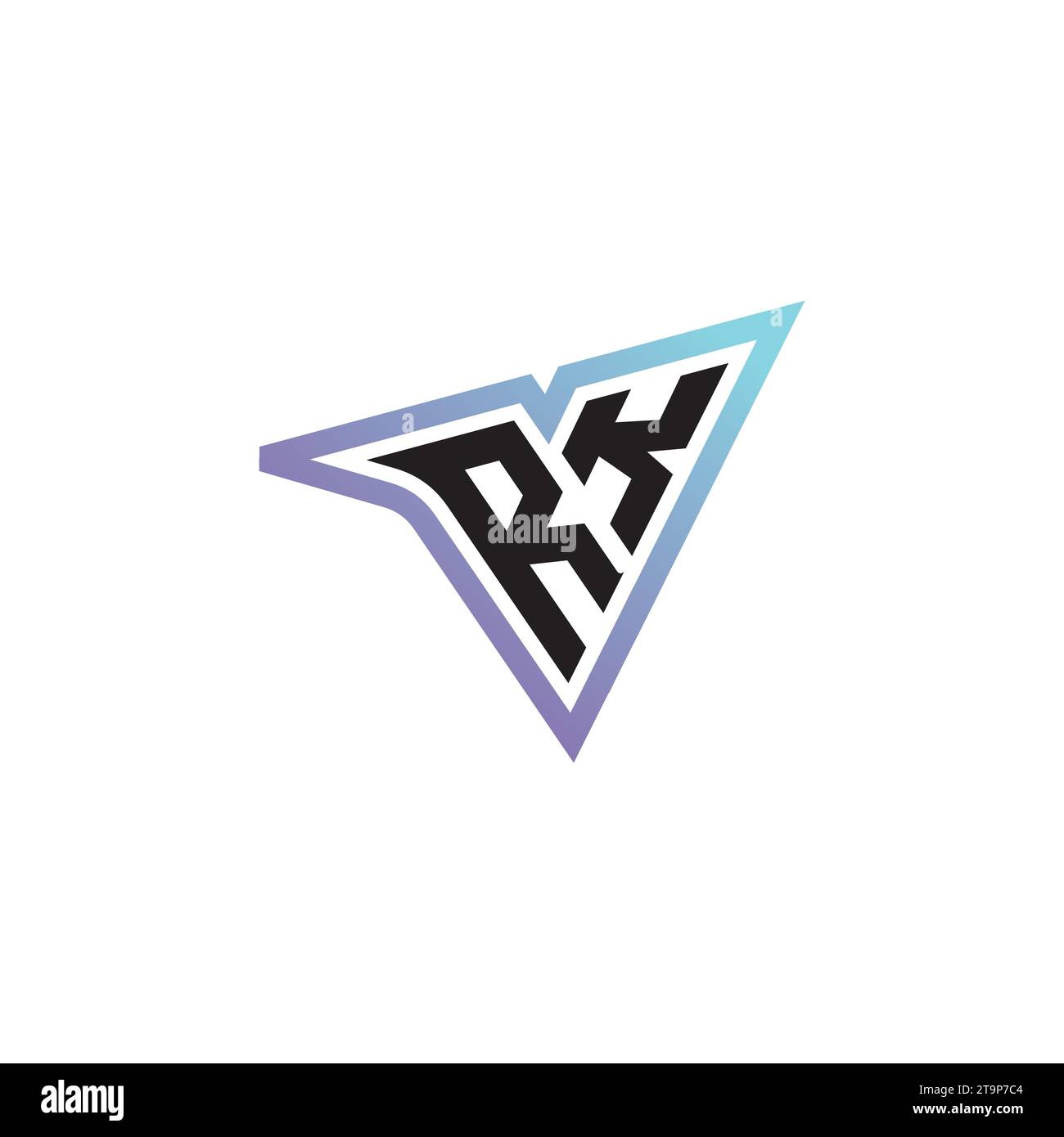 RK letter combination cool logo esport or gaming initial logo as a ...