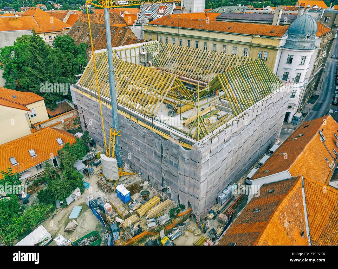 Historical Building Restoration Stock Photo - Alamy