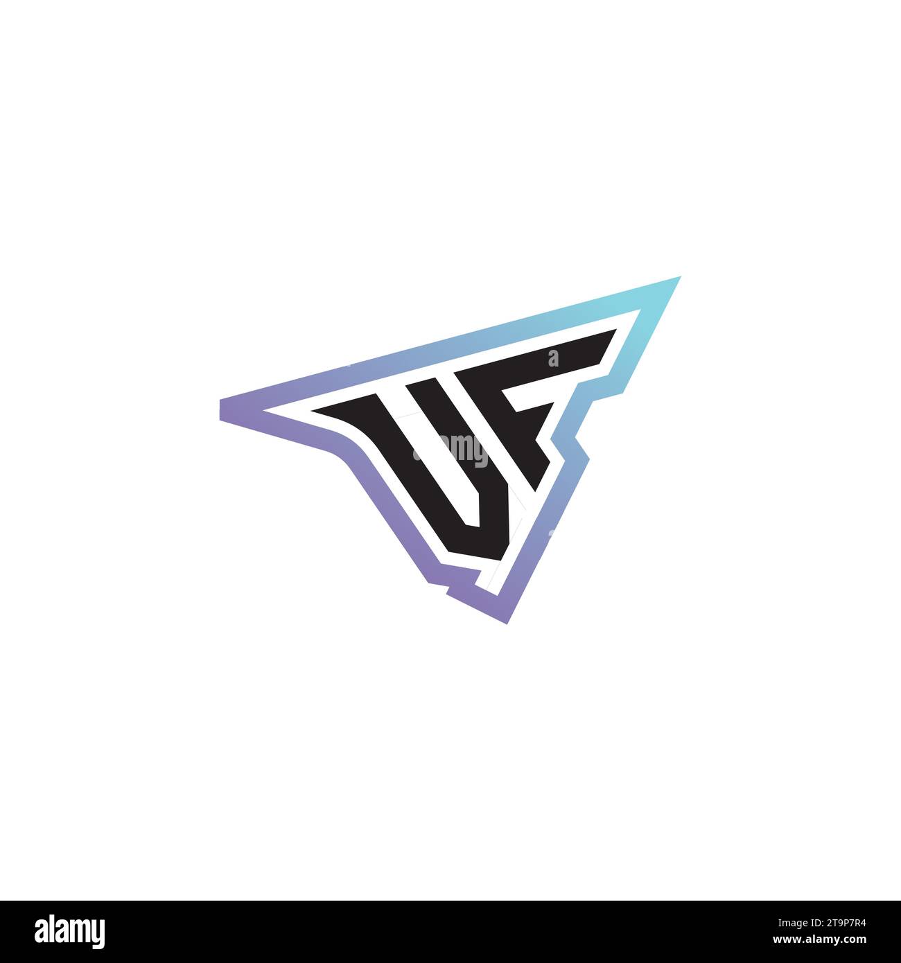 VF letter combination cool logo esport or gaming initial logo as a ...
