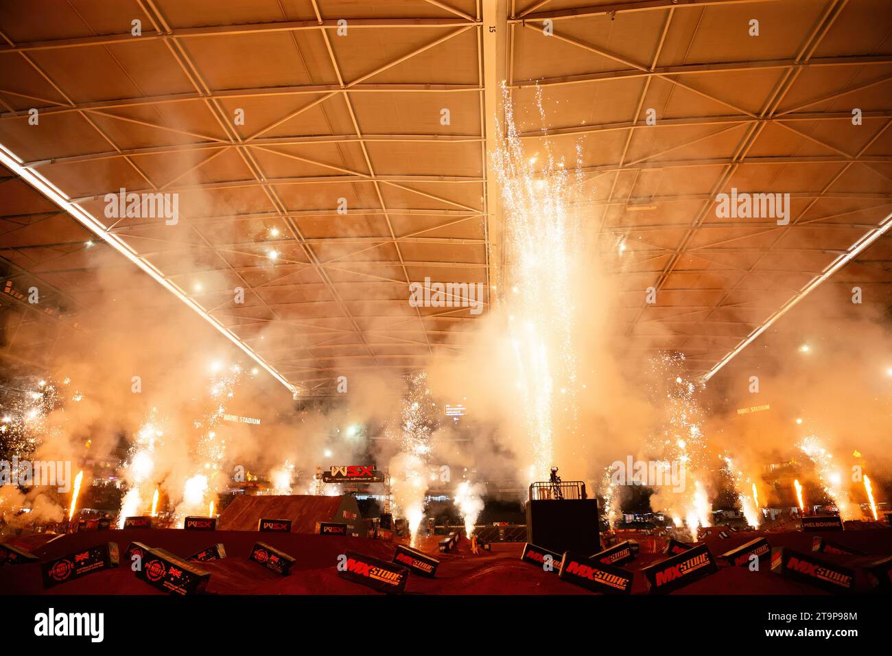 Melbourne, Australia, 25 November, 2023. A view of the opening ceremony ...