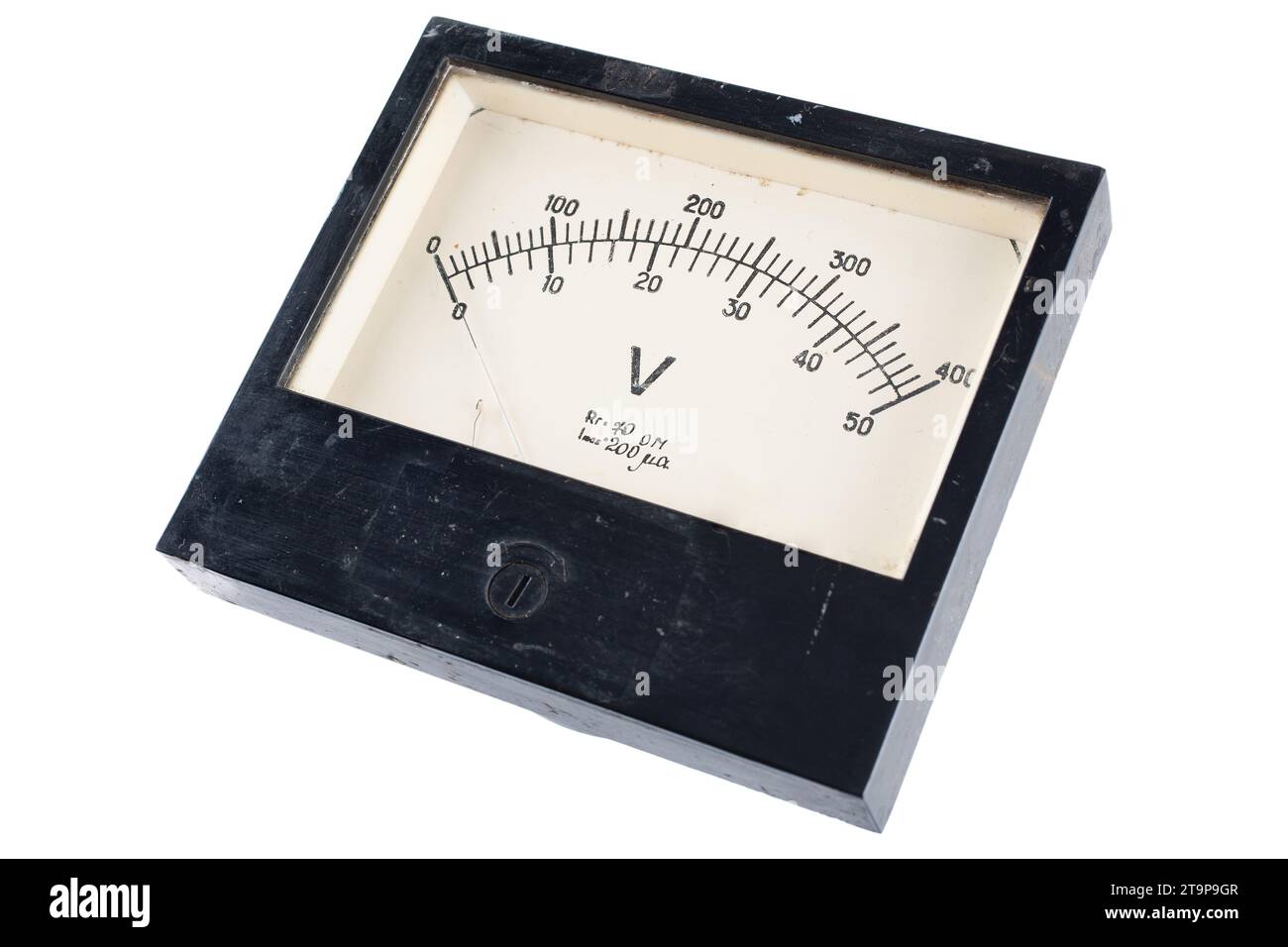 Scale voltmeter isolated on hi-res stock photography and images - Alamy
