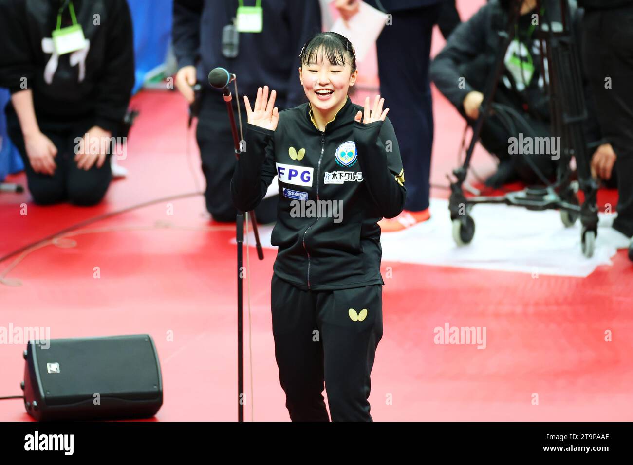 Osaka, Japan. 26th Nov, 2023. Miwa Harimoto Table Tennis : 2023 ZEN-NOH Cup Osaka Womens Singles ...