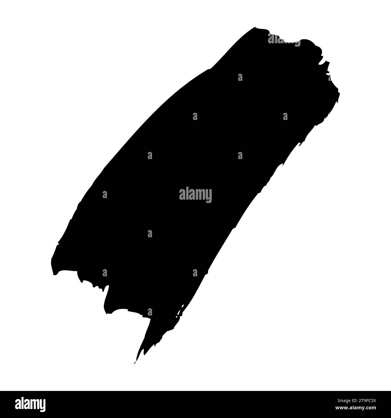 Black paint, ink brush stroke, brush line texture. Dirty artistic ...