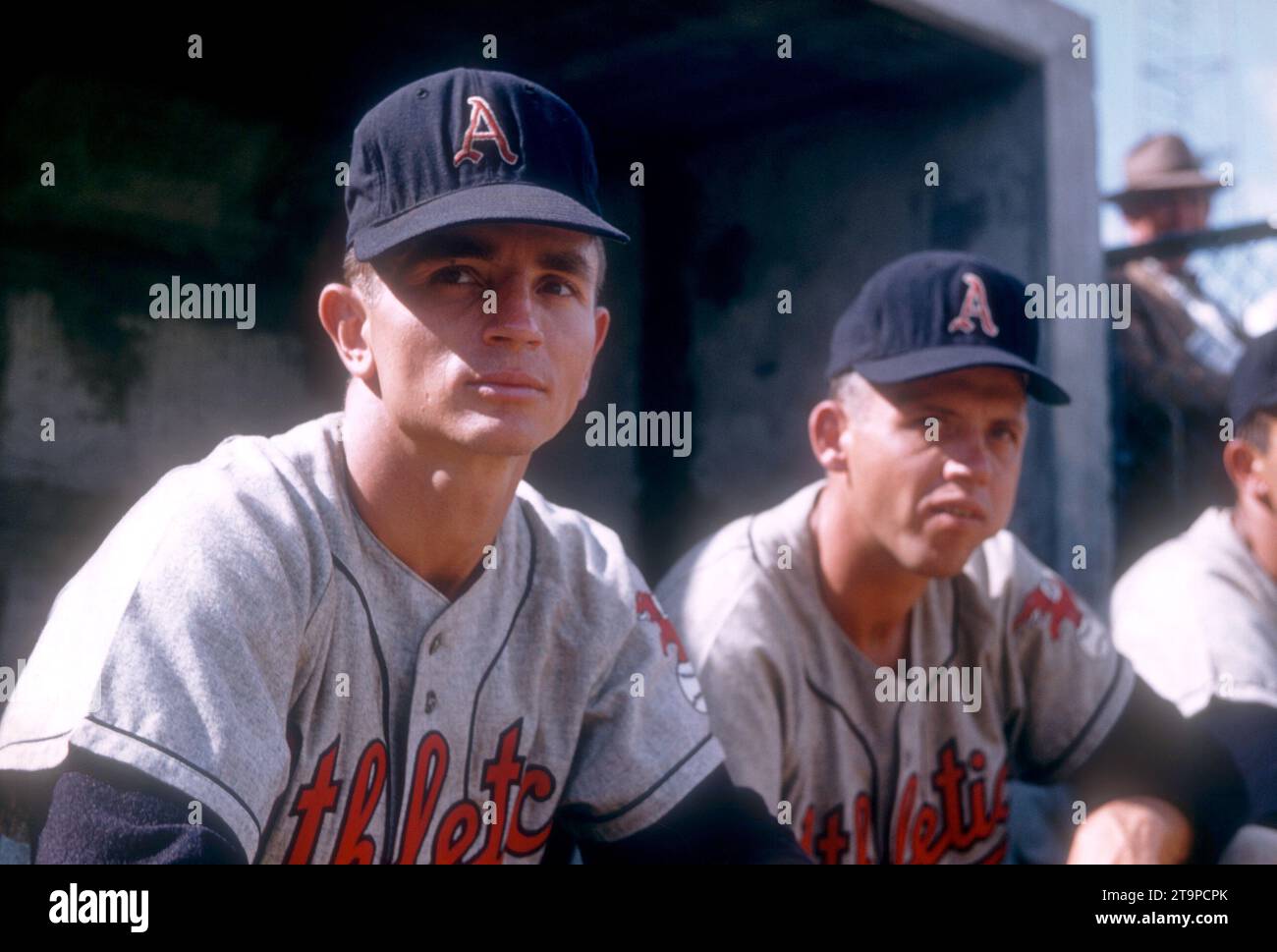 FL - MARCH, 1957: Milt Graff #4 and Billy Hunter #1 of the Kansas City ...