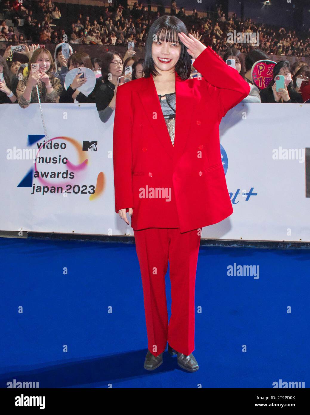 Japanese singer Aina the End attends the MTV VMAJ(Video Music Awards ...