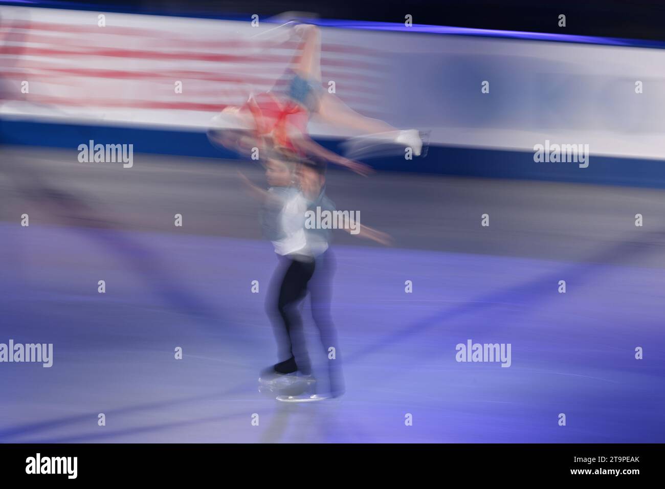 Osaka, Japan. Credit: MATSUO. 26th Nov, 2023. Chelsea Liu & Balazs Nagy ...