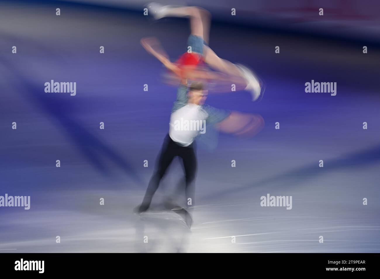 Osaka, Japan. Credit: MATSUO. 26th Nov, 2023. Chelsea Liu & Balazs Nagy ...