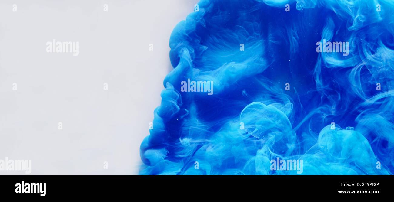 Hypnotic fluid haze flow white hi-res stock photography and images - Alamy