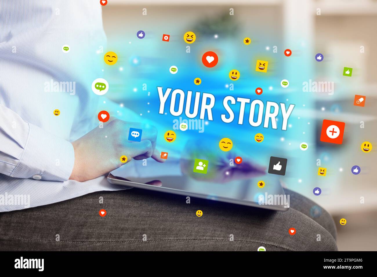 business person playing multimedia concept concept Stock Photo - Alamy