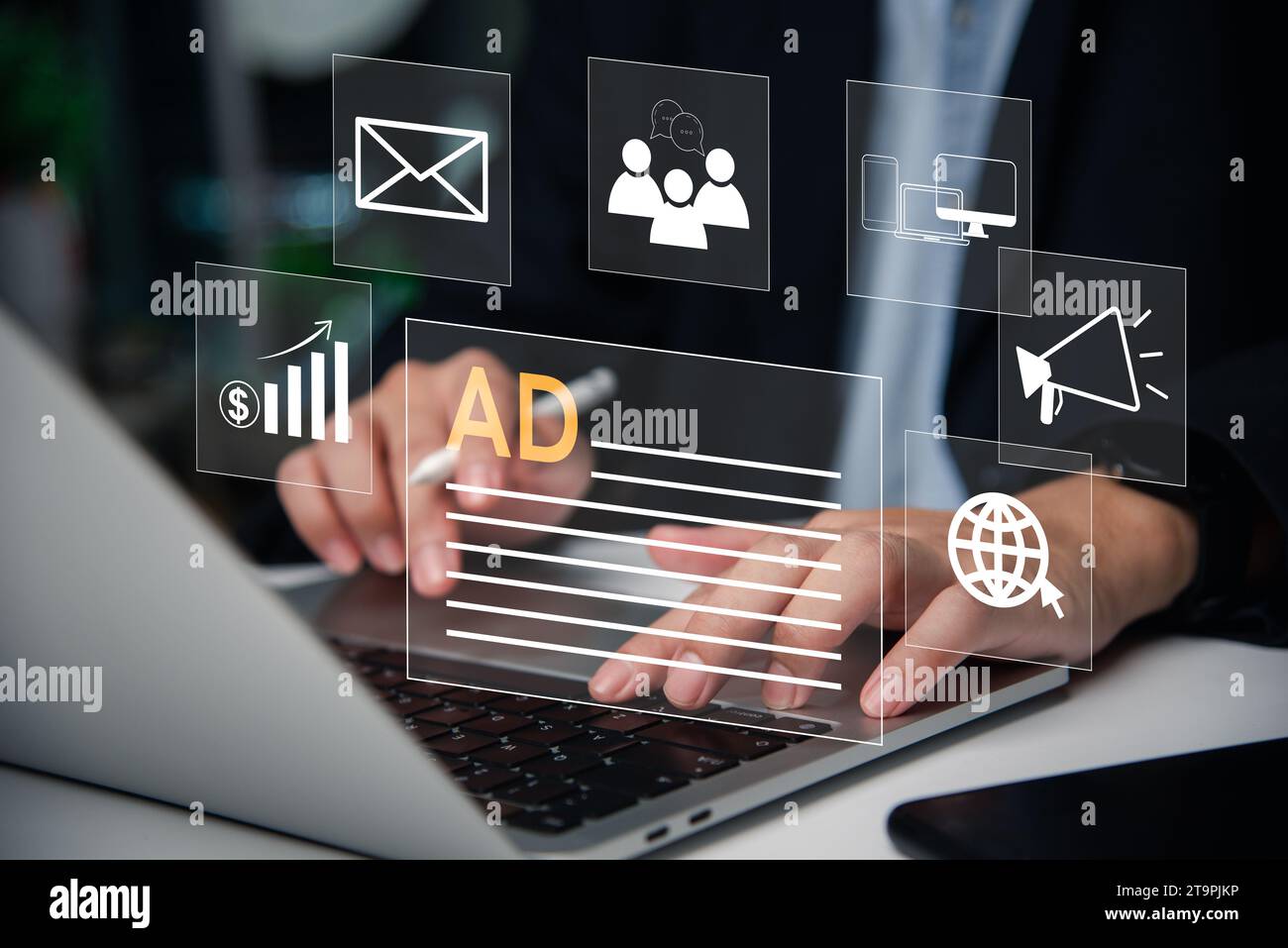 Digital Marketing Strategy for Online Advertising, ad on website and ...