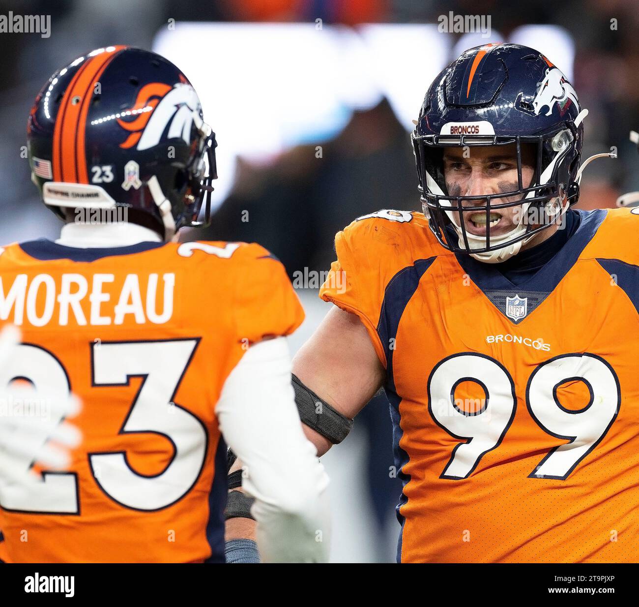 Zach allen broncos hi-res stock photography and images - Alamy