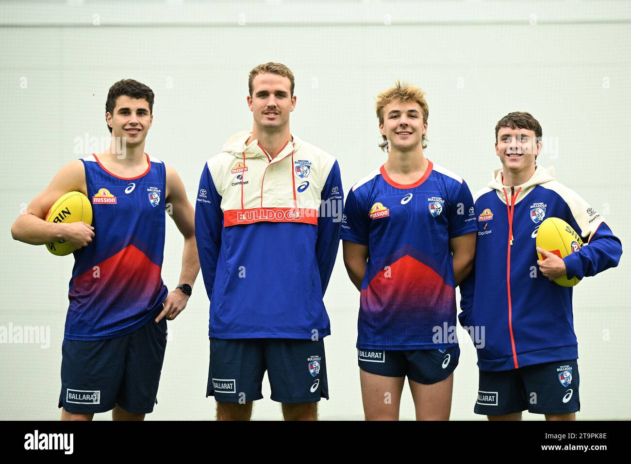 Melbourne, Australia. 27th Nov, 2023. (L-R) Joel Freijah, Lachlan Smith ...