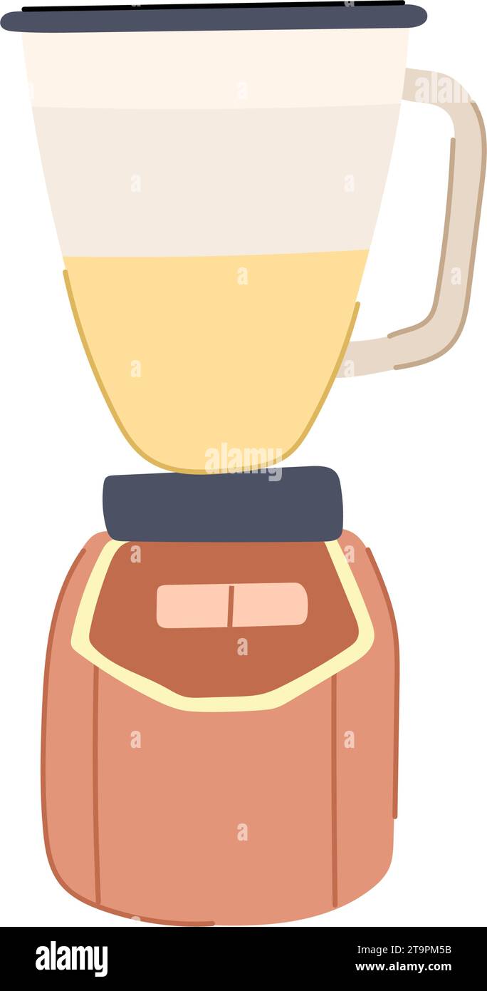 smoothie blender cartoon vector illustration Stock Vector Image & Art ...