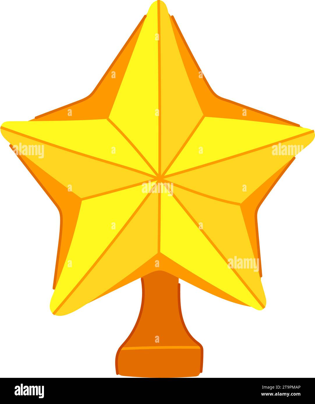 winter christmas star cartoon vector illustration Stock Vector Image ...