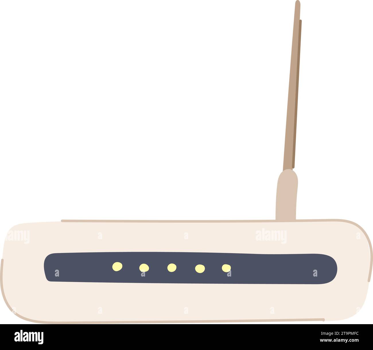 Modem cartoon Cut Out Stock Images & Pictures - Alamy