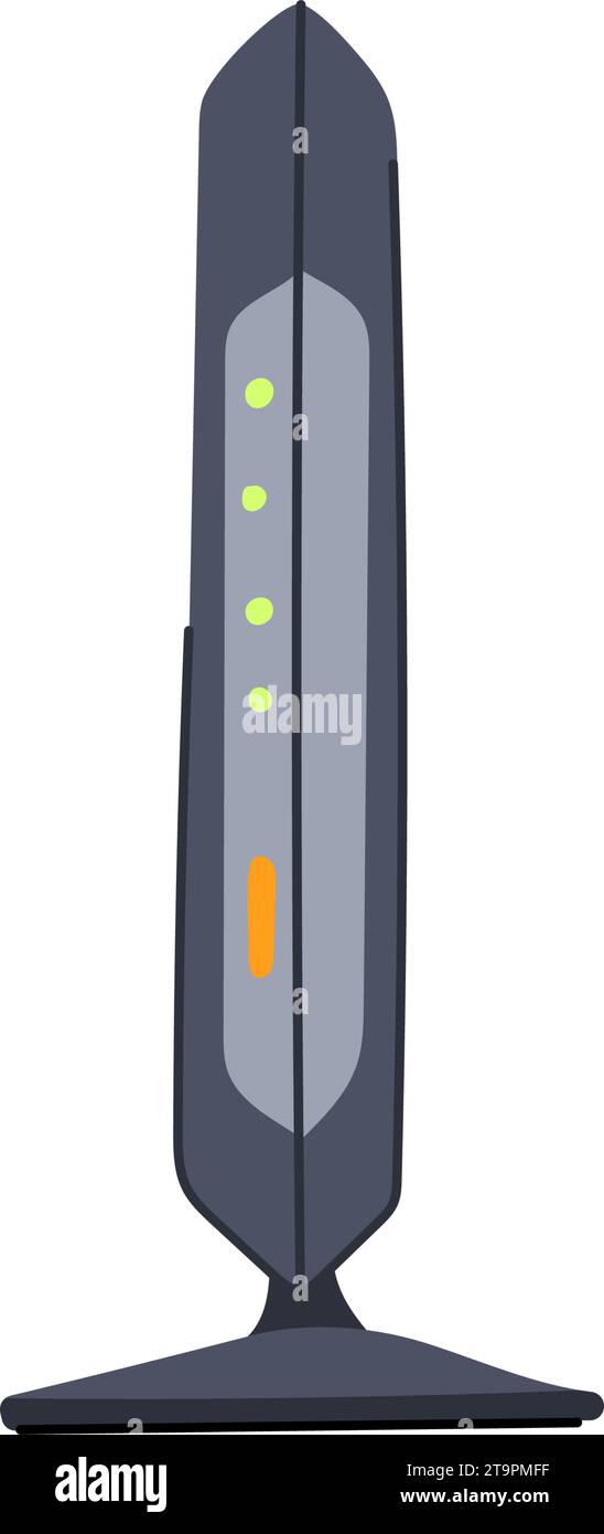 technology dsl modem cartoon vector illustration Stock Vector Image ...