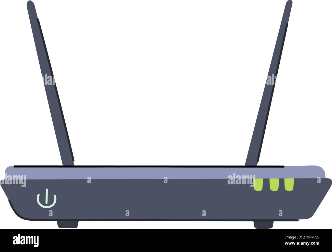 a dsl modem cartoon vector illustration Stock Vector Image & Art - Alamy