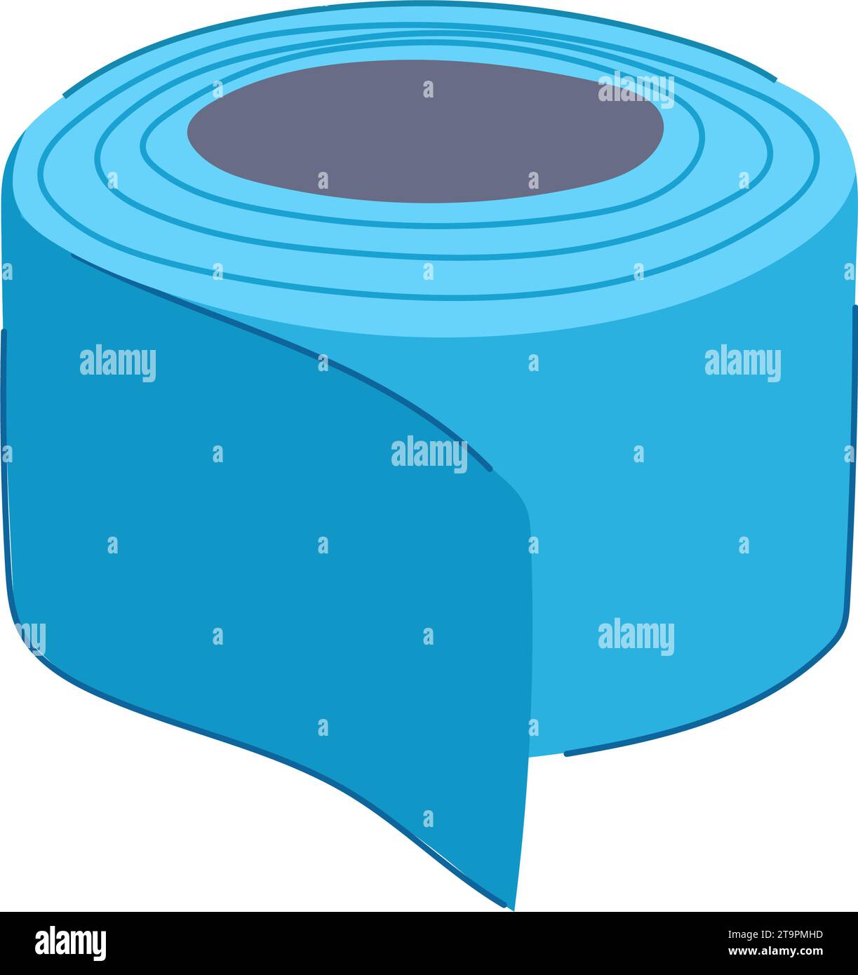 sticky duct tape cartoon vector illustration Stock Vector Image & Art ...