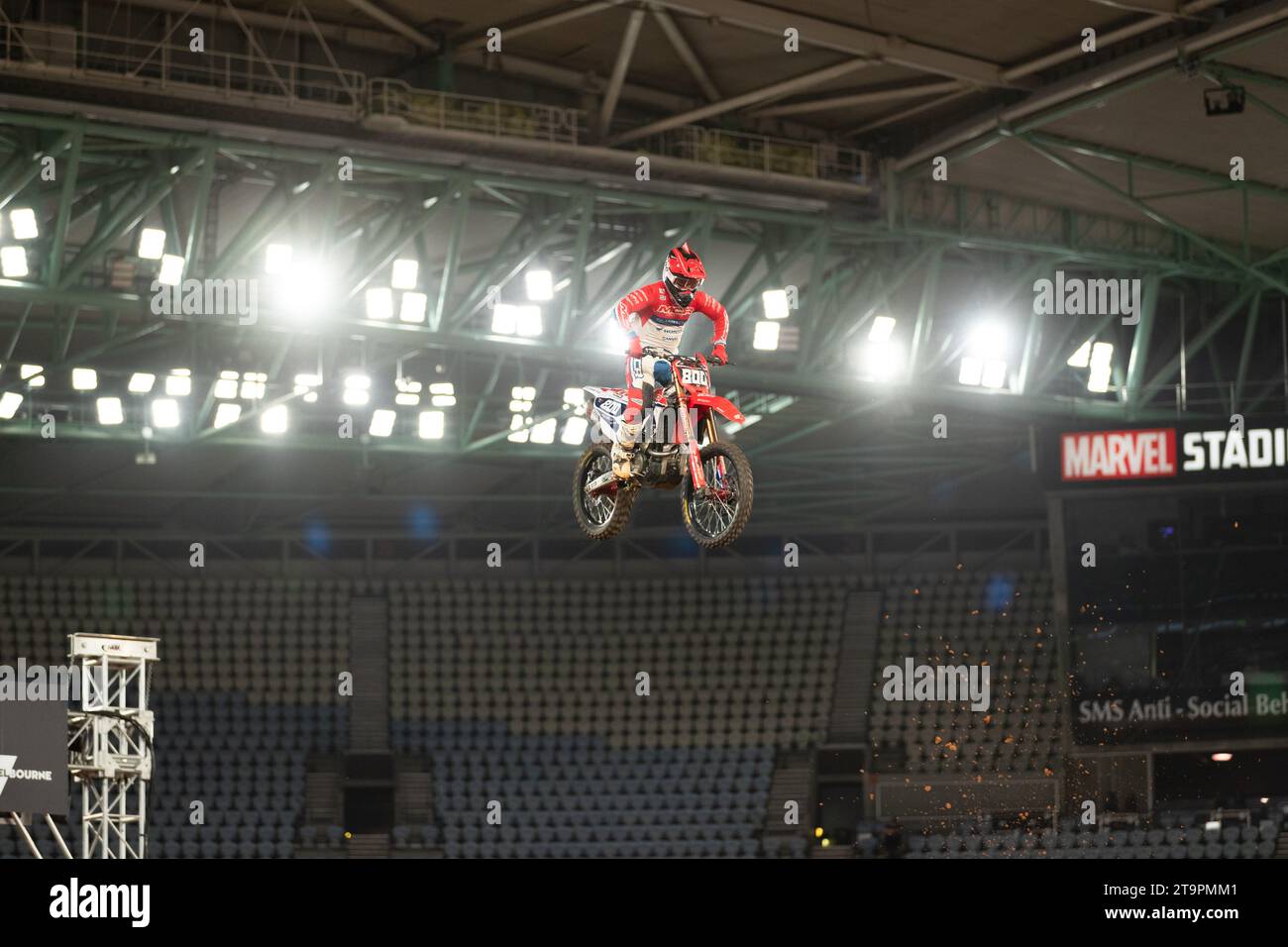 Melbourne, Australia, 25 November, 2023. Michael Alessi of United ...