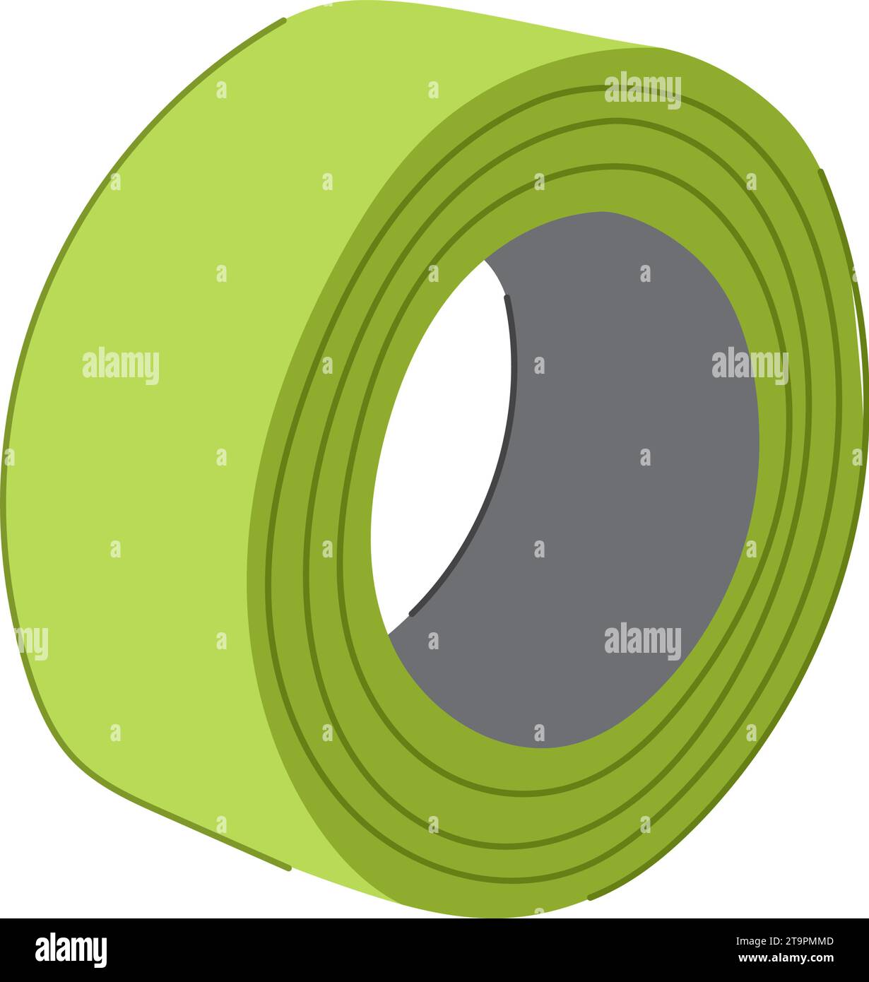 wrinkled duct tape cartoon vector illustration Stock Vector Image & Art ...