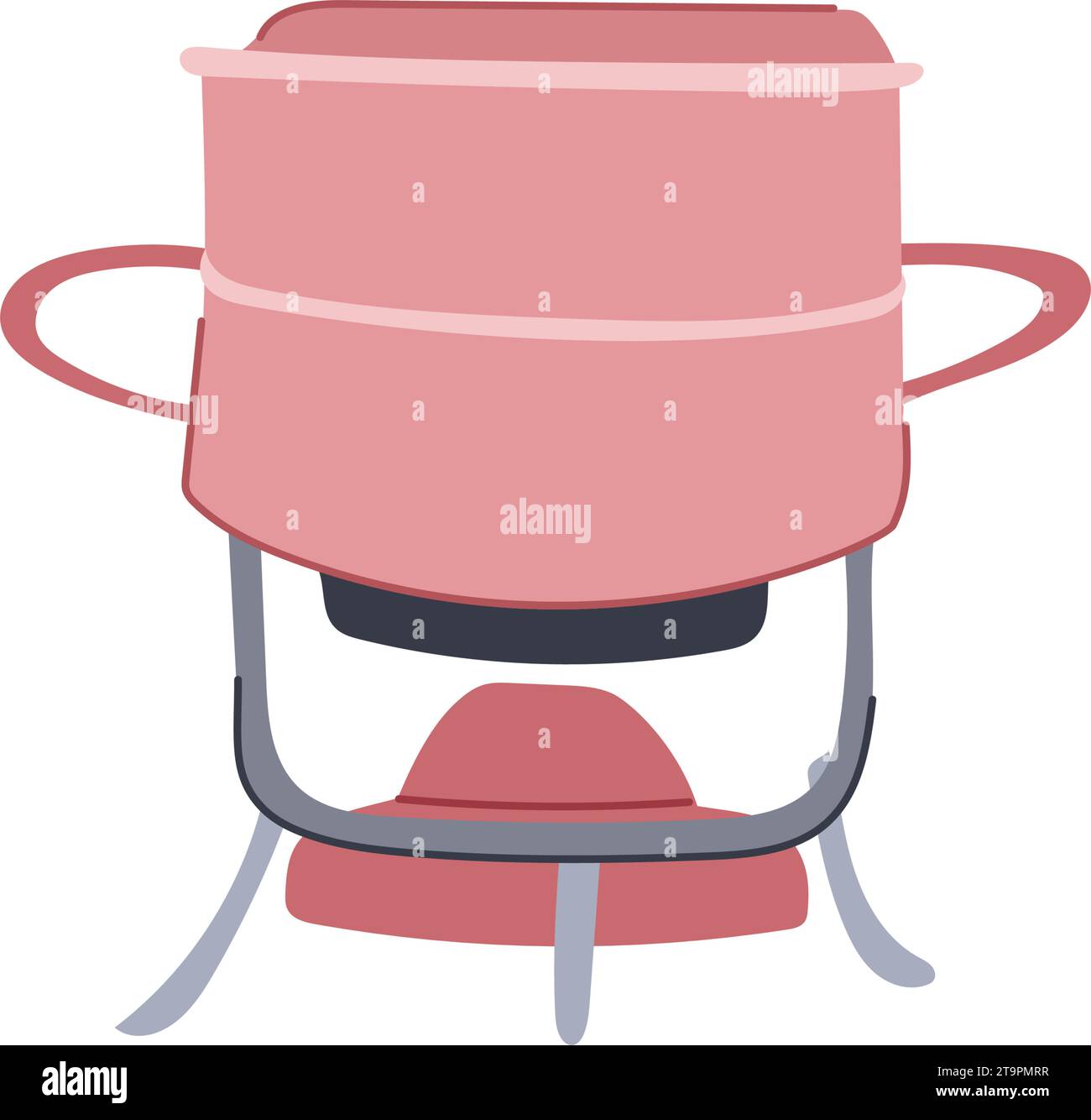 dinner fondue cartoon vector illustration Stock Vector Image & Art - Alamy