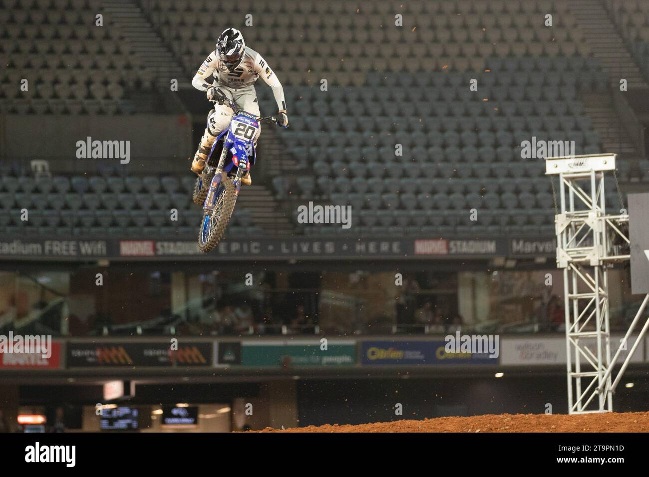 Melbourne, Australia, 25 November, 2023. Gregory Aranda of France on ...