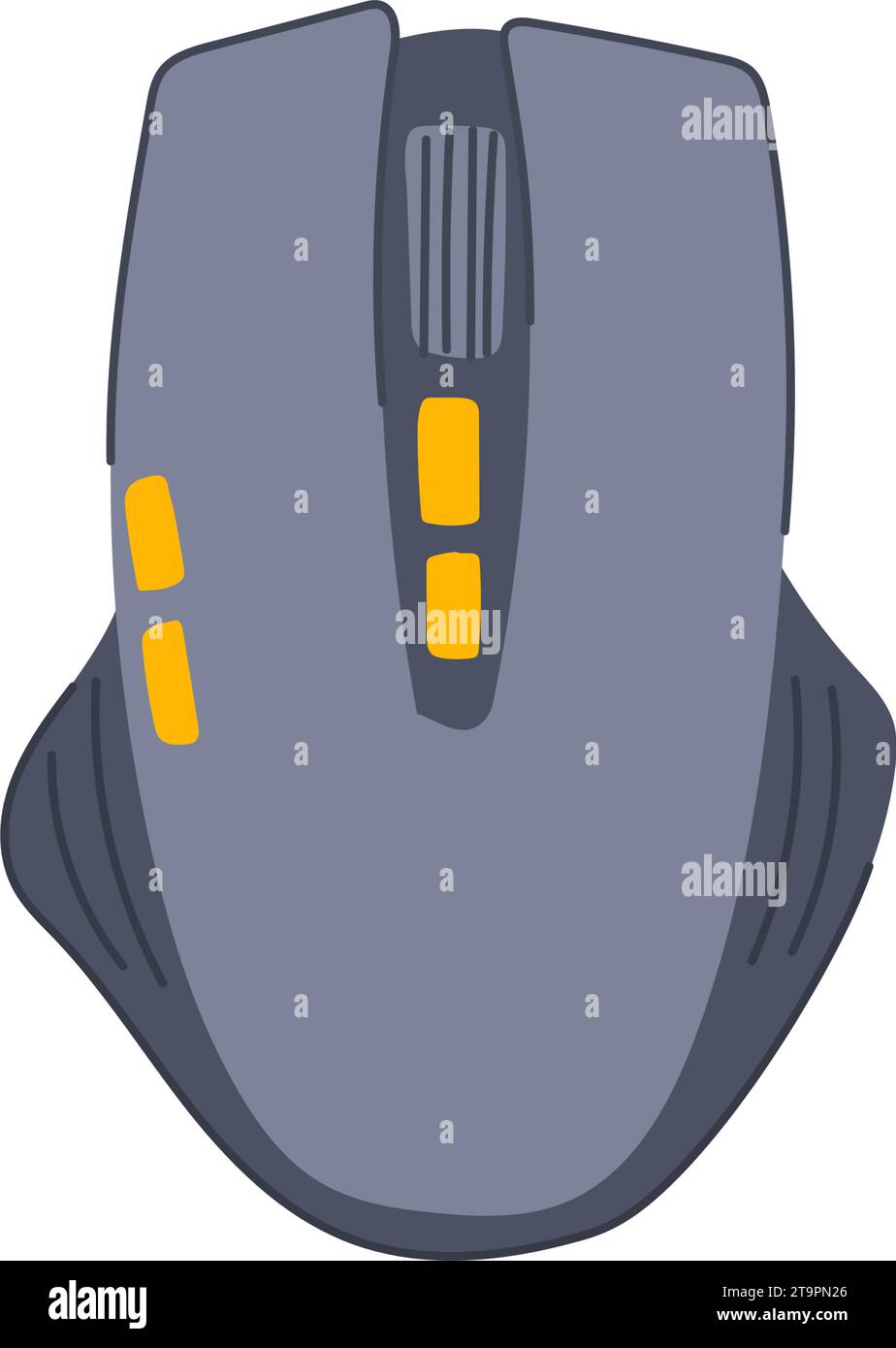 digital game mouse cartoon vector illustration Stock Vector Image & Art ...