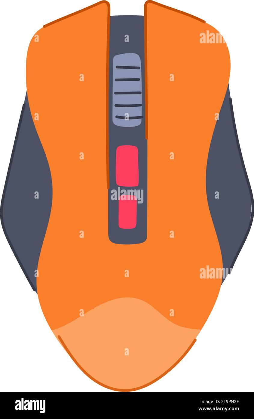 equipment game mouse cartoon vector illustration Stock Vector Image ...