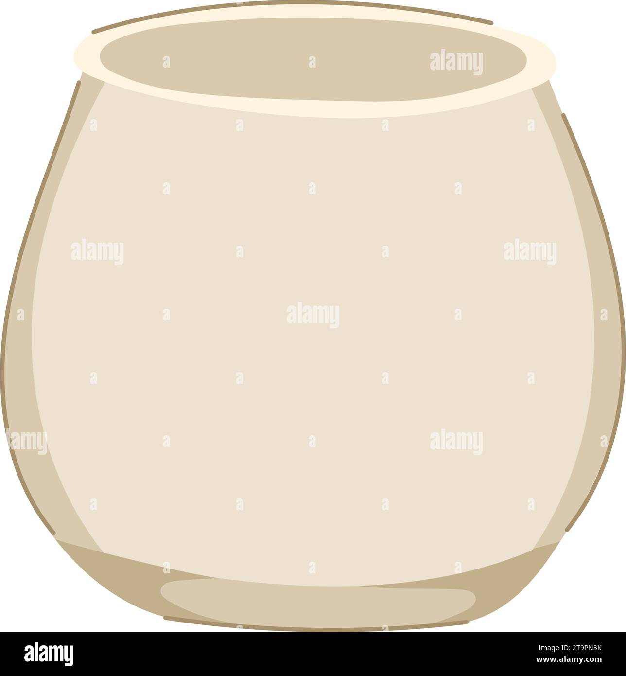 black glass cup cartoon vector illustration Stock Vector Image & Art ...