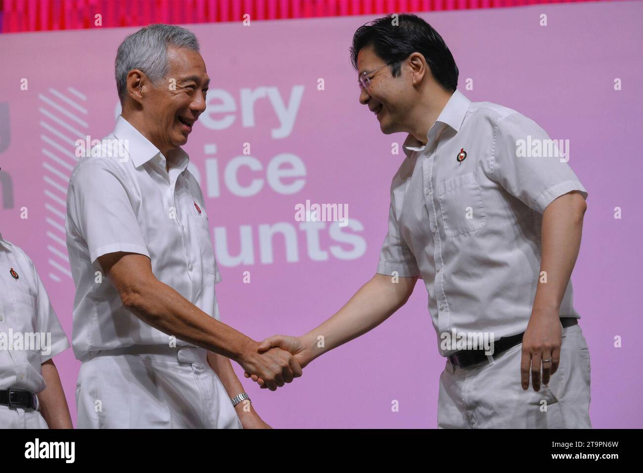 Prime Minister and People's Action Party (PAP) secretary-general Lee ...