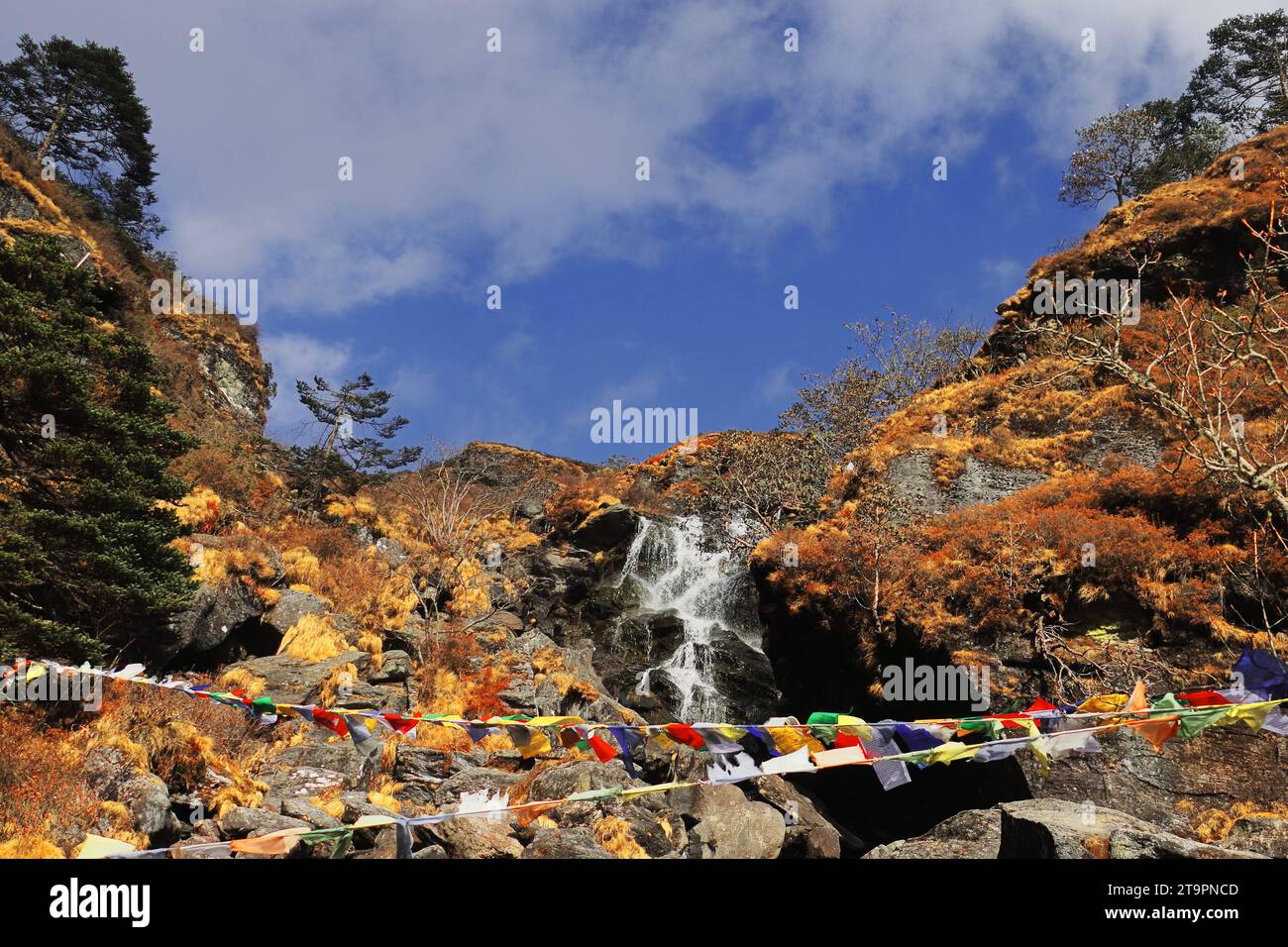 mountain beauty and wilderness of east sikkim, high-altitude himalayan ...