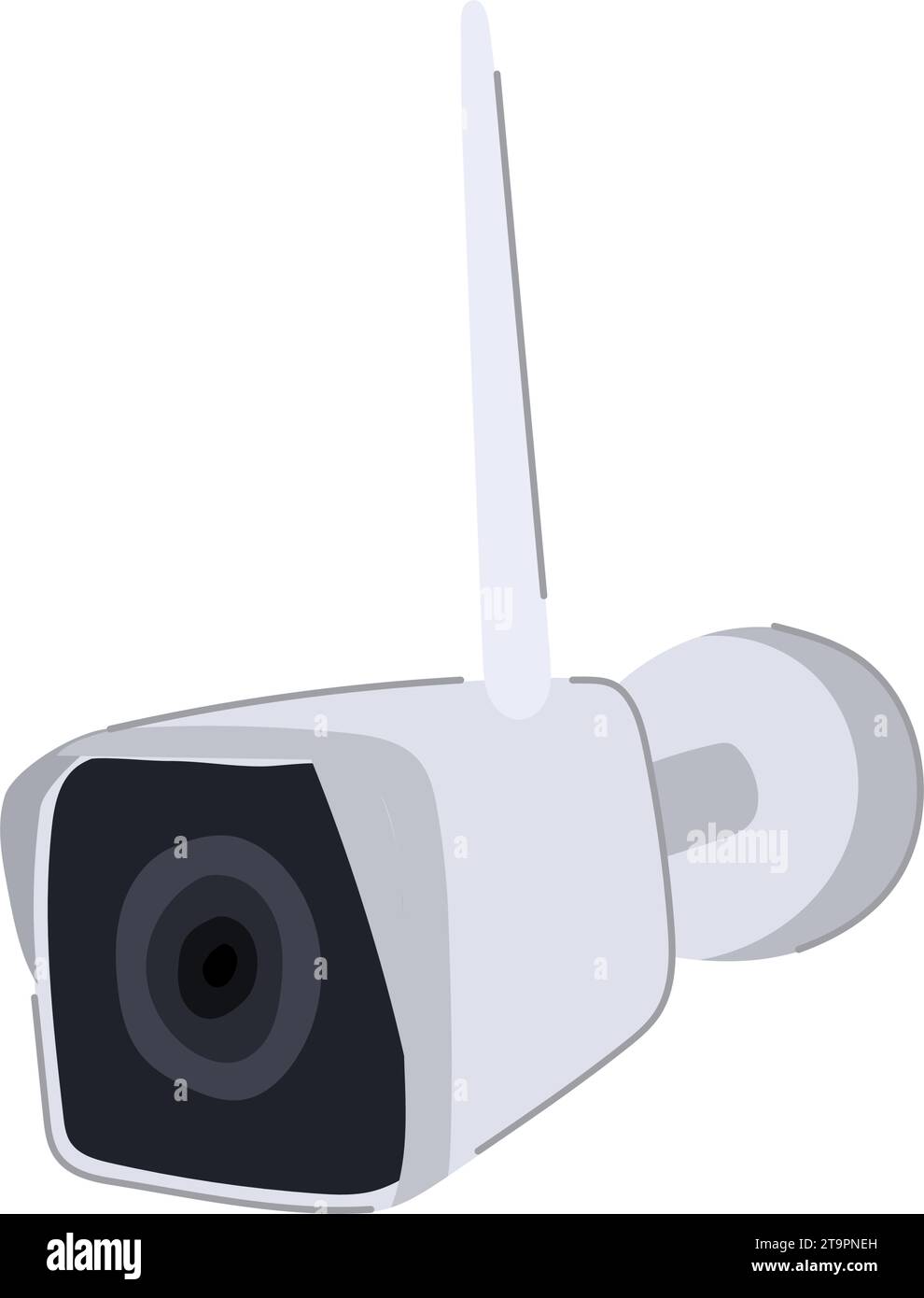 privacy ip camera cartoon vector illustration Stock Vector Image & Art ...