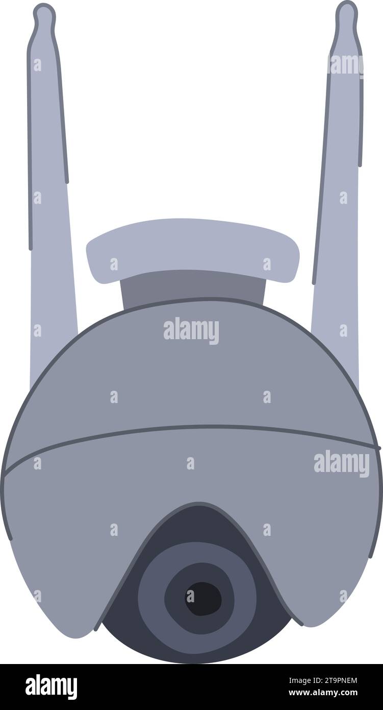 control ip camera cartoon vector illustration Stock Vector Image & Art ...