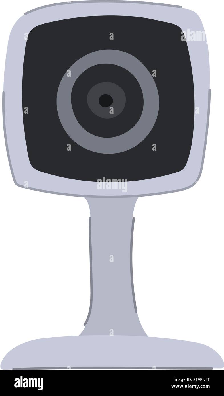 cctv ip camera cartoon vector illustration Stock Vector Image & Art - Alamy