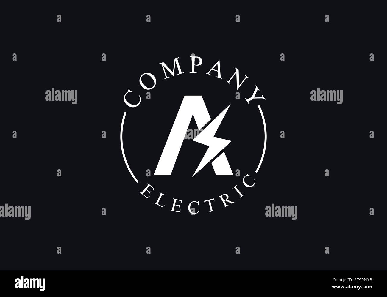 Lightning logo vector vectors hi-res stock photography and images - Alamy