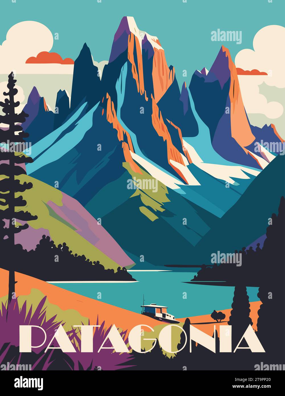 Tour argentina Stock Vector Images - Alamy