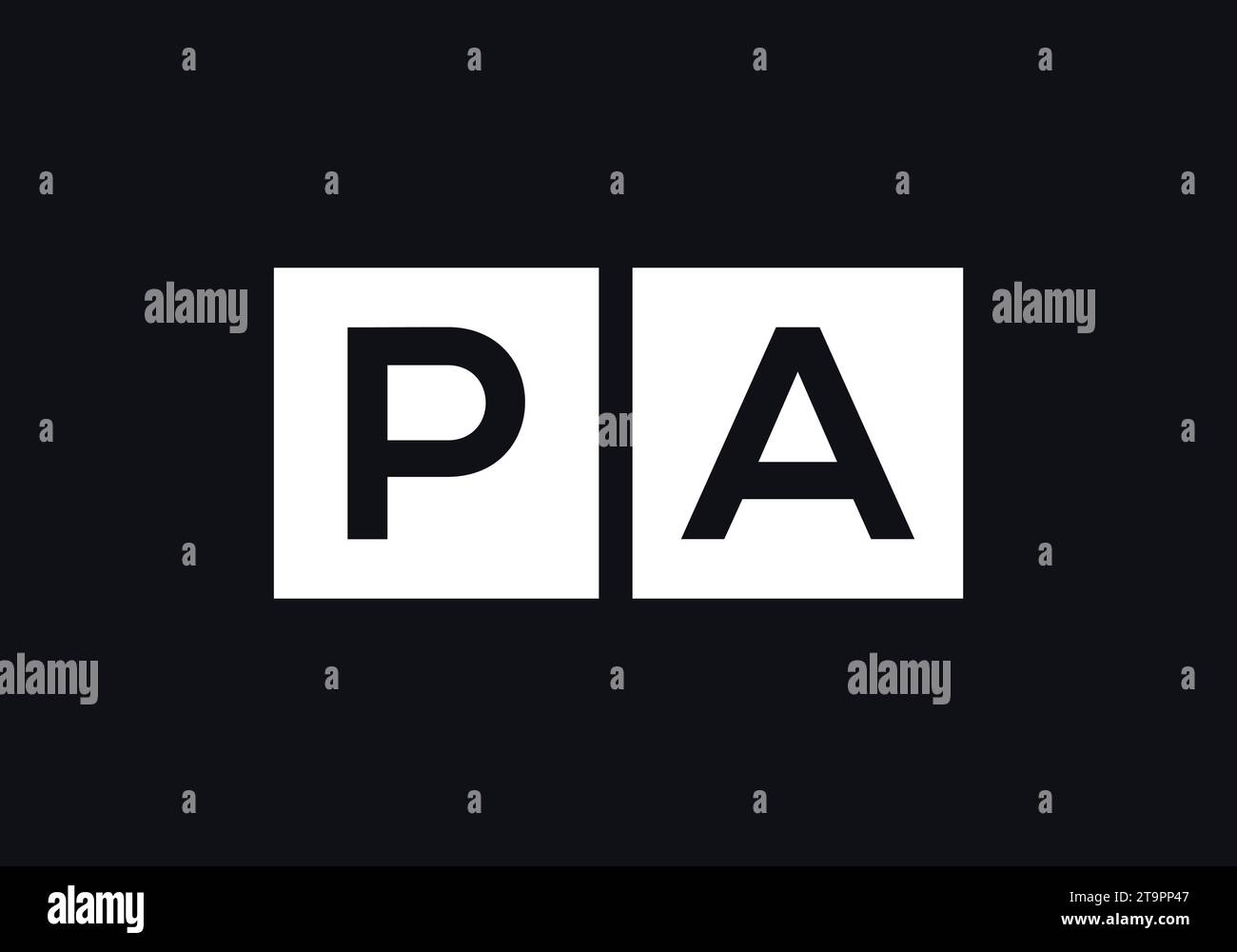 Letter pa logo hi-res stock photography and images - Alamy