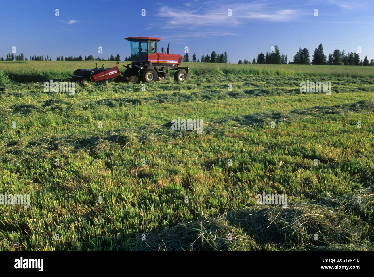 Tractor, Wallowa County, Flora, Oregon Stock Photo - Alamy