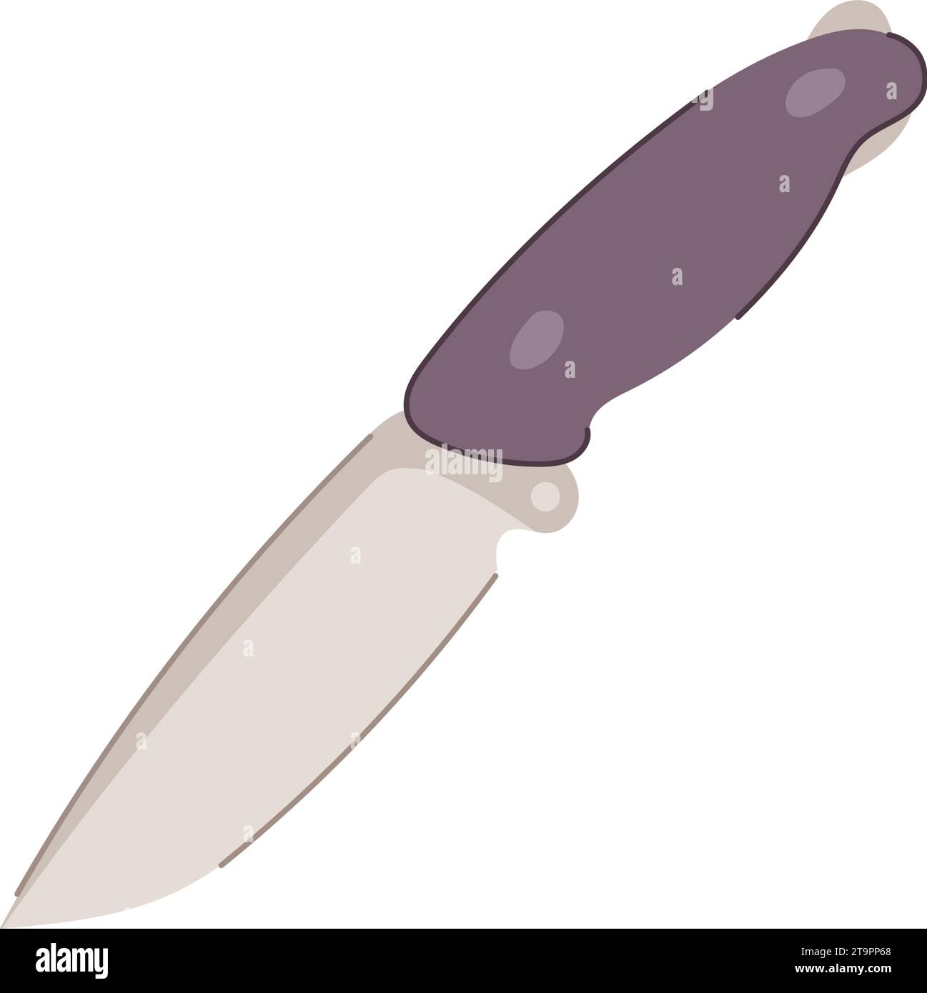 steel knife camping cartoon vector illustration Stock Vector Image ...