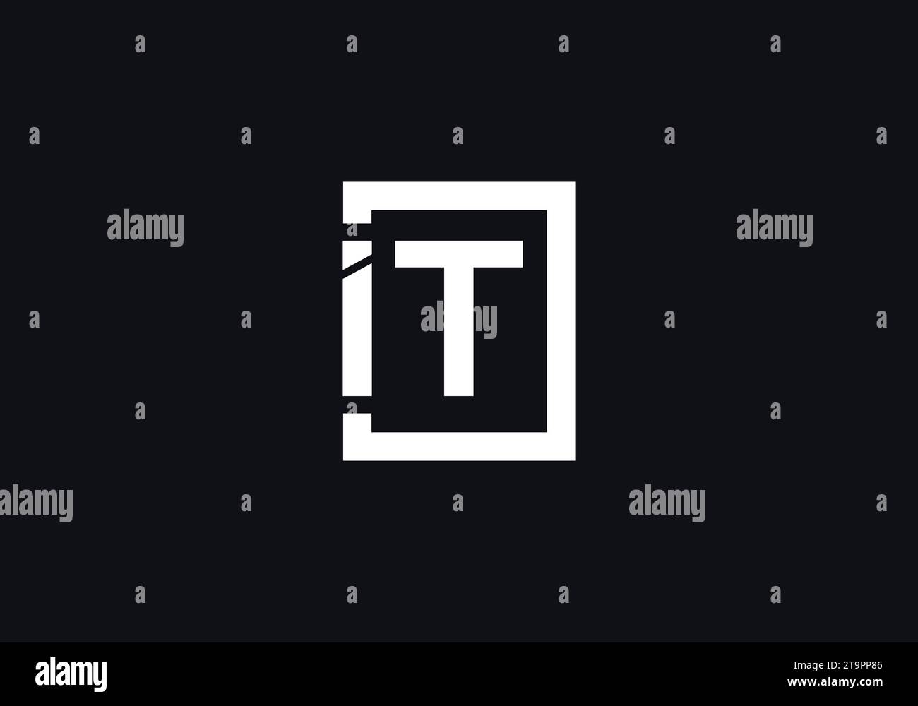 Initial letter it logo or it logo vector design template. Creative ...