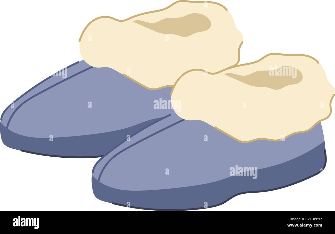 pajamas man slippers cartoon vector illustration Stock Vector Image ...