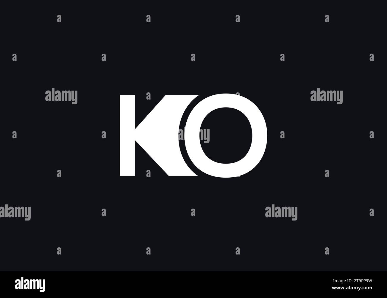 Letter ko logo hi-res stock photography and images - Alamy