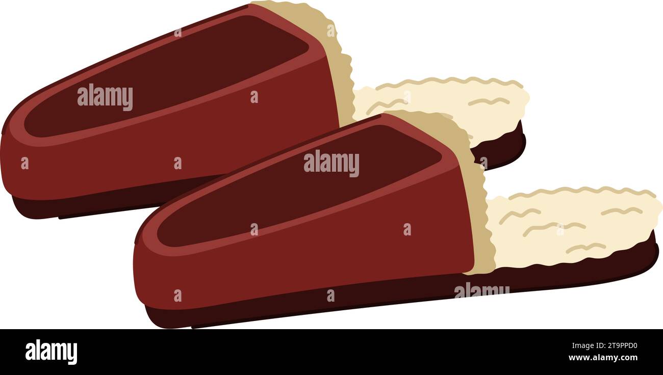 feet man slippers cartoon vector illustration Stock Vector Image & Art ...