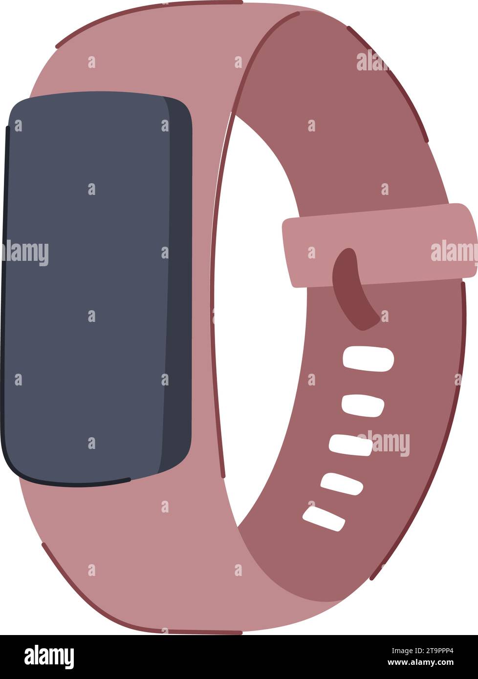 lifestyle smart watch cartoon vector illustration Stock Vector Image ...